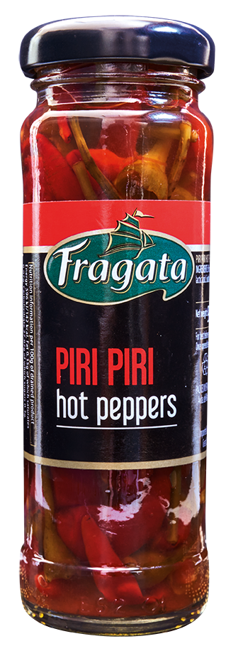 Focaccia with olives, capers and piri piri peppers - Fragata